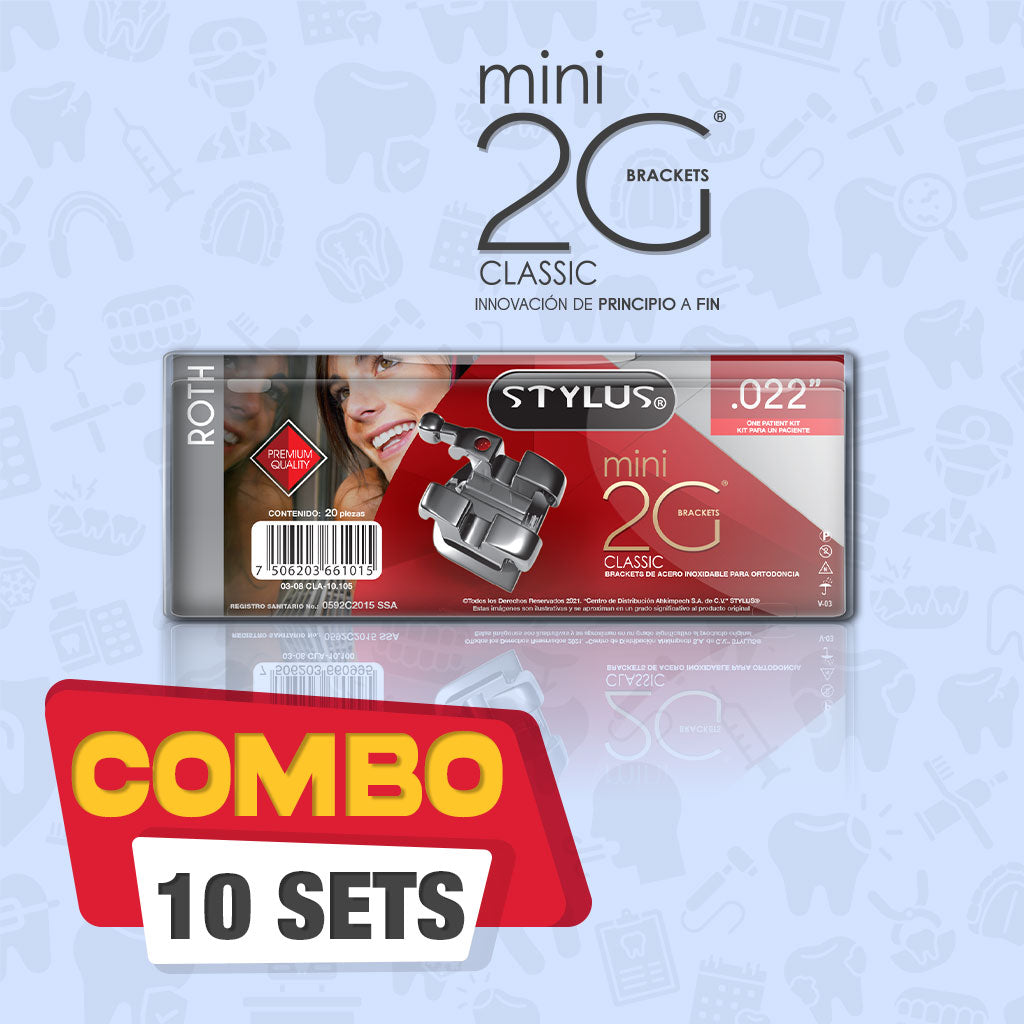 Combo 10 Sets de Brackets Mini Roth 3G .018 / .022 – AhKimPech